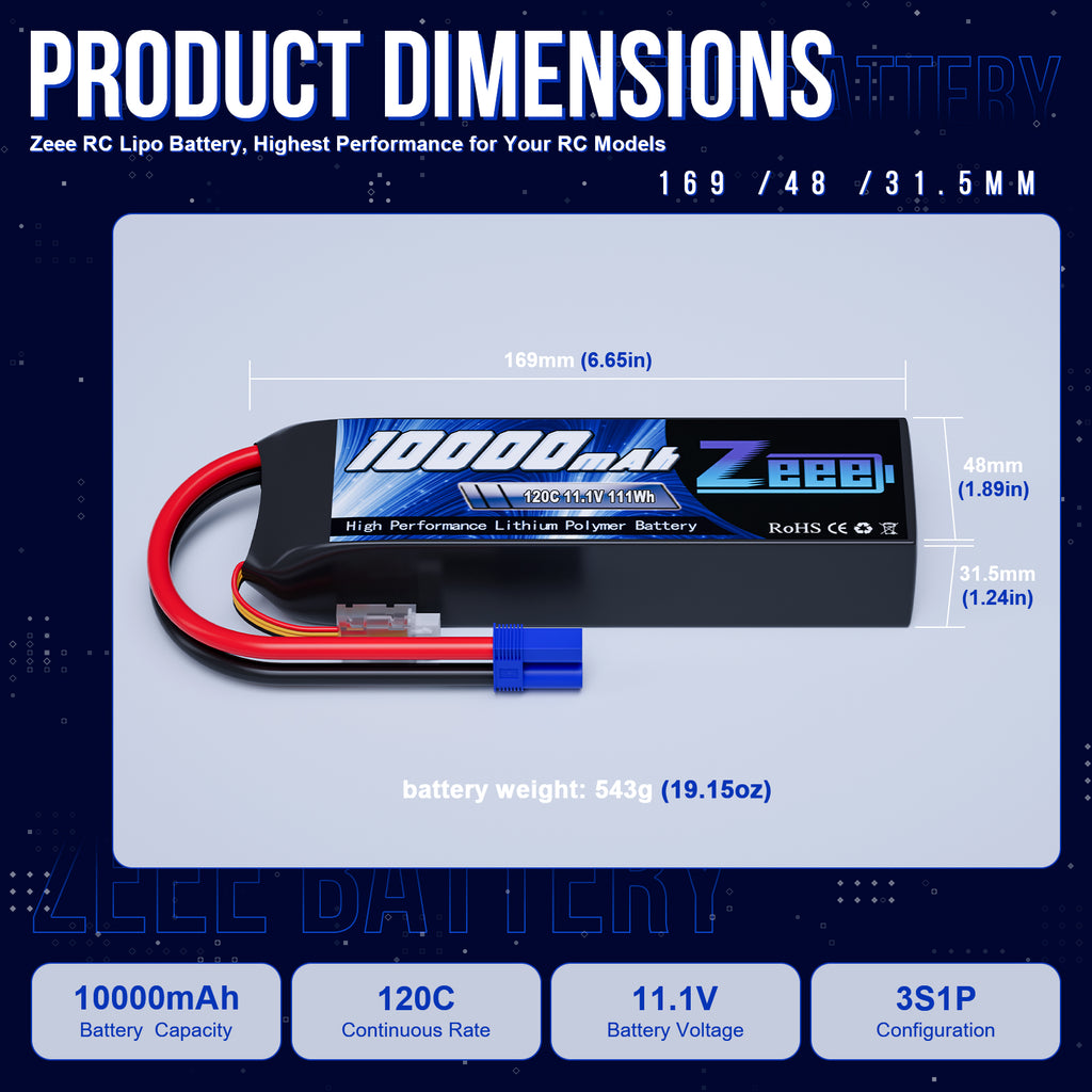 Zeee 3S LiPo Battery
