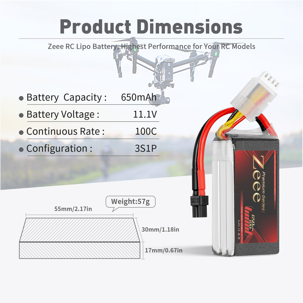 Zeee Premium Series Lipo Battery