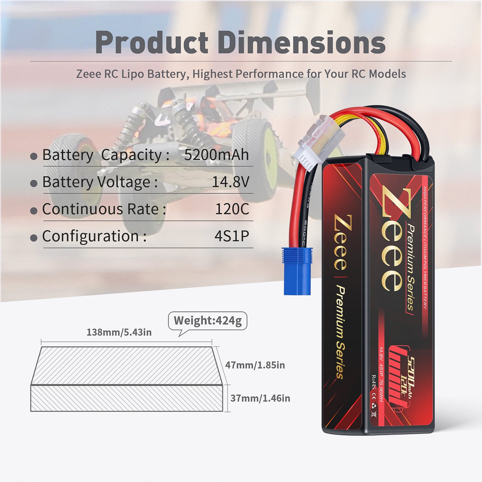 Zeee 4S LiPo Battery